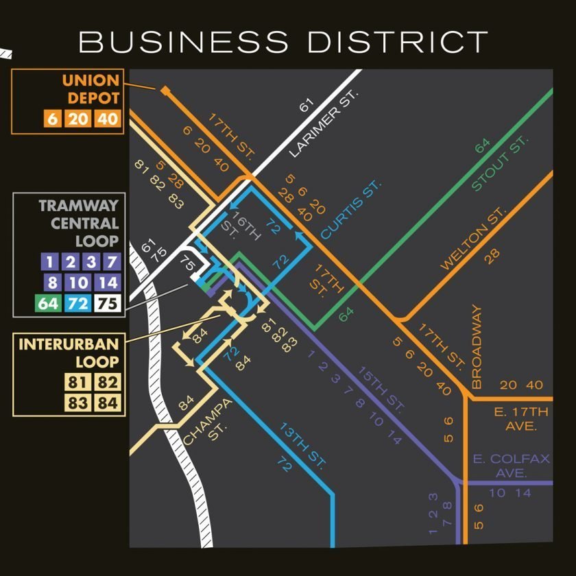 Mapping Denver's Lost Tram Lines