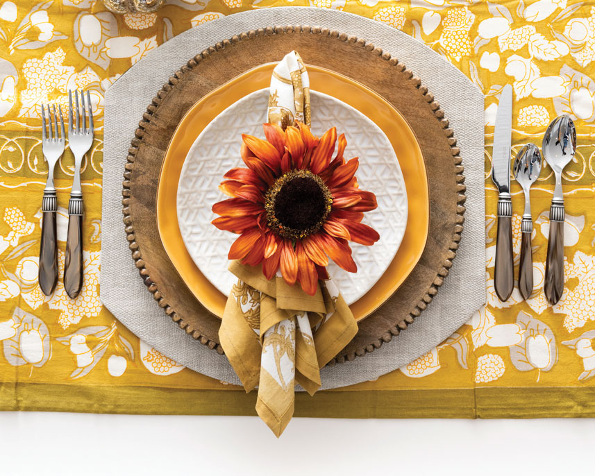 A Thanksgiving Table Arrangement From T Is for Table
