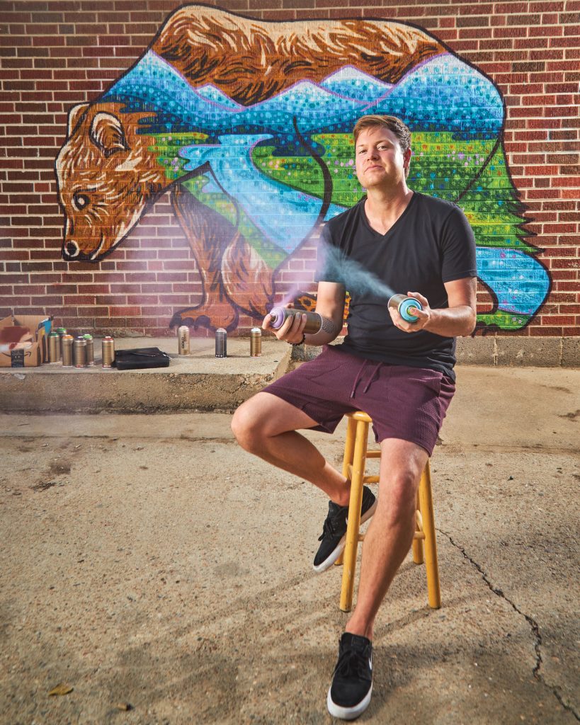 A Spotlight on Muralist Austin Zucchini-Fowler