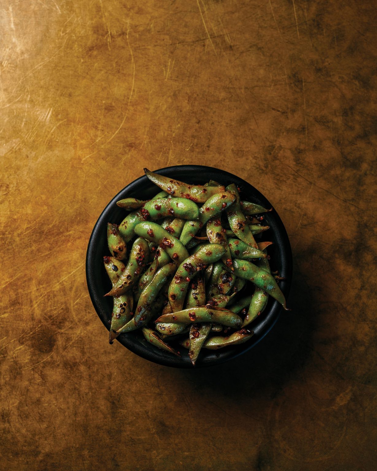 Linger's Sticky-icky-icky Wok Charred Edamame Recipe