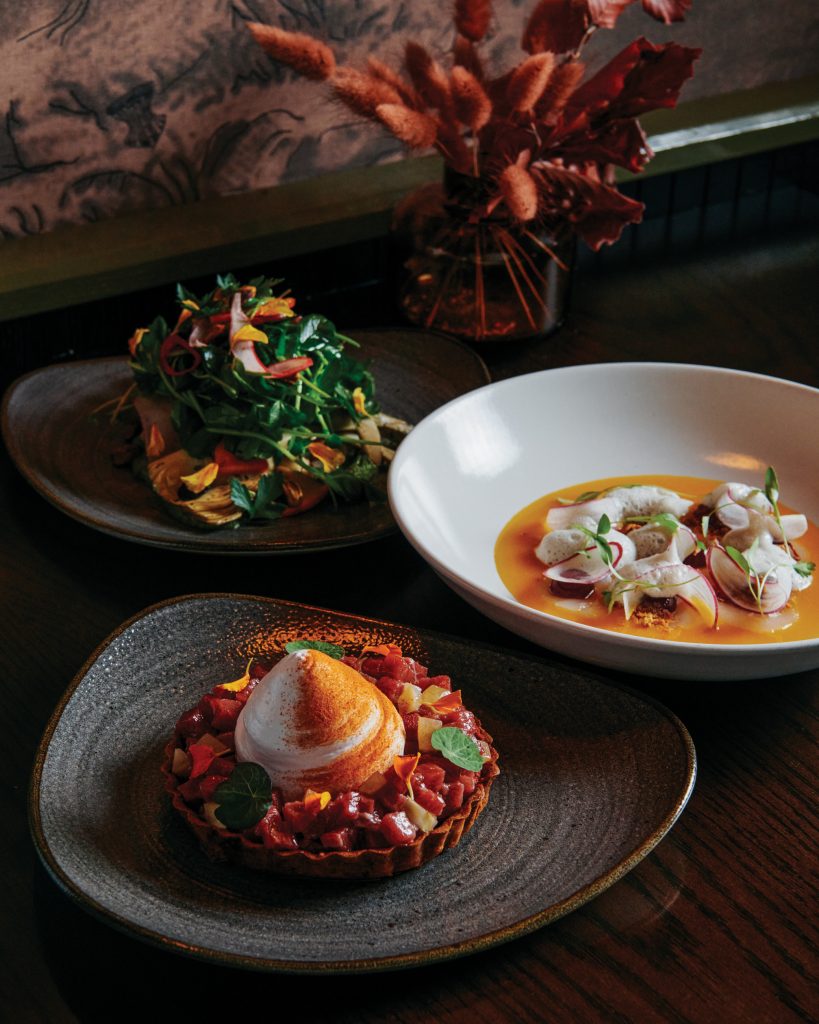 Dining out at the Wildflower