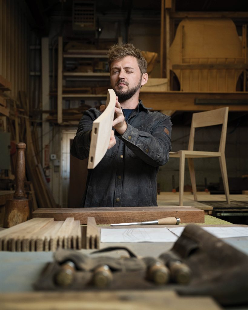On the Job With Austin Aaron of Dancing Grains Woodworks