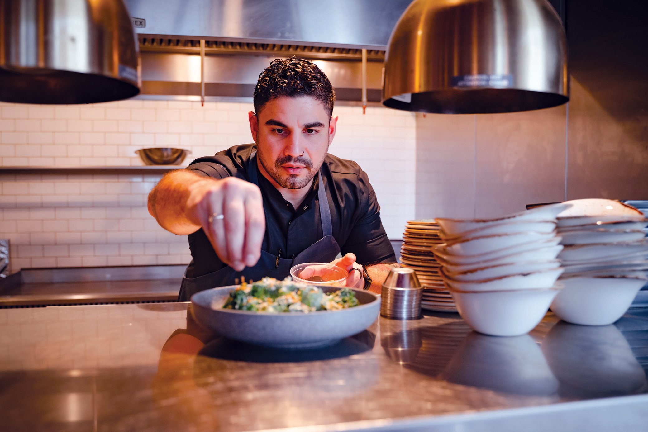 On the Job With "Top Chef" Contestant Manny Barella